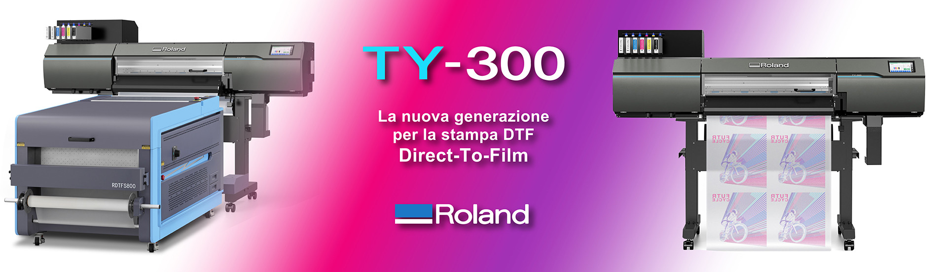Novità 2025 nella stampa DTF di Roland, la nuova TY-300 - Idea Collection Blog